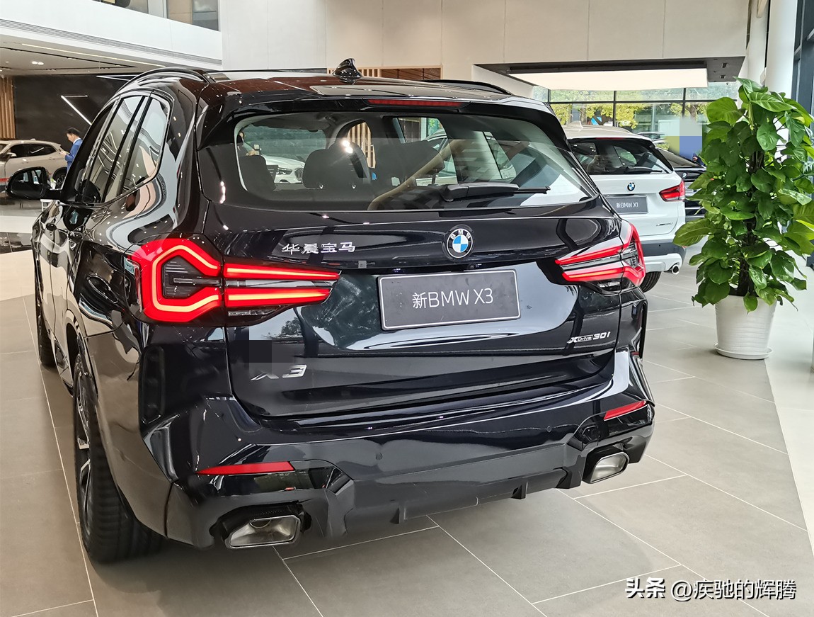 BMW X3 30I Leading Model M Sports Yao Ye: 2.0T+8AT bursts to 252 horsepower, landing less than ...
