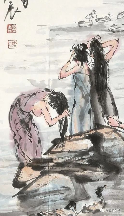 Look at the seven fairies painted by Huang Zhou! - iNEWS