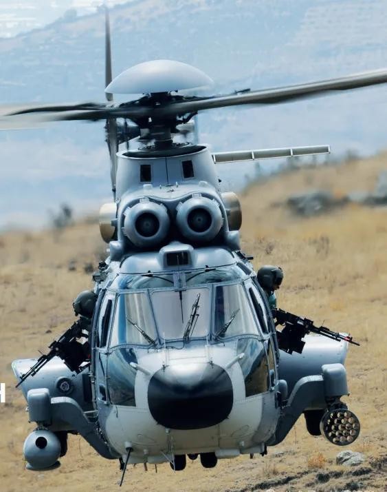 The H225M Caracal is a multi-purpose helicopter that can carry Exocet ...