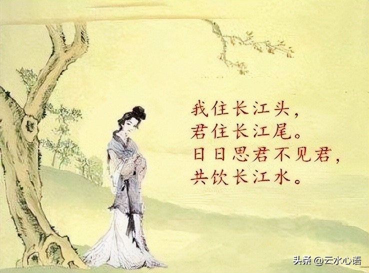 Ten ancient poems describing hometown, each sentence is deeply ...