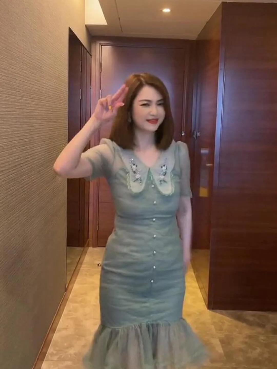 Why did Hong Xin suddenly gain weight!Wearing a tulle dress to the ...