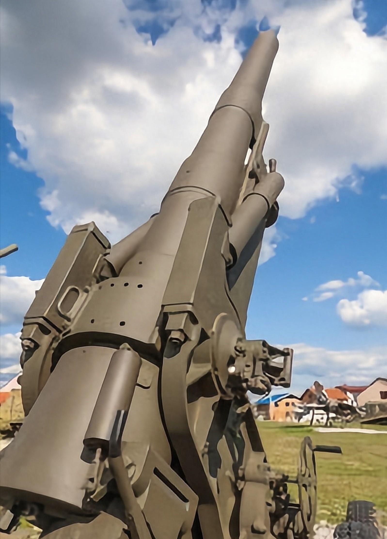 Niu Man made an automatic tracking gun with a range of 900 kilometers ...