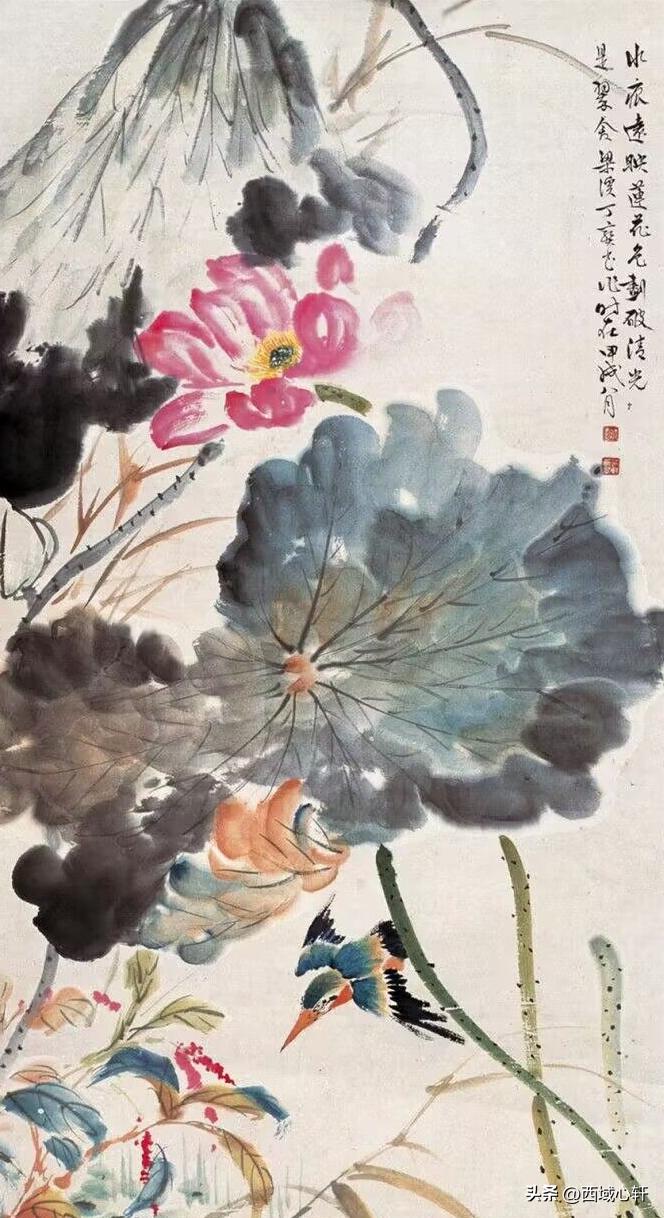 Appreciation of Chinese paintings by Shanghai-style artist Ding Baoshu ...