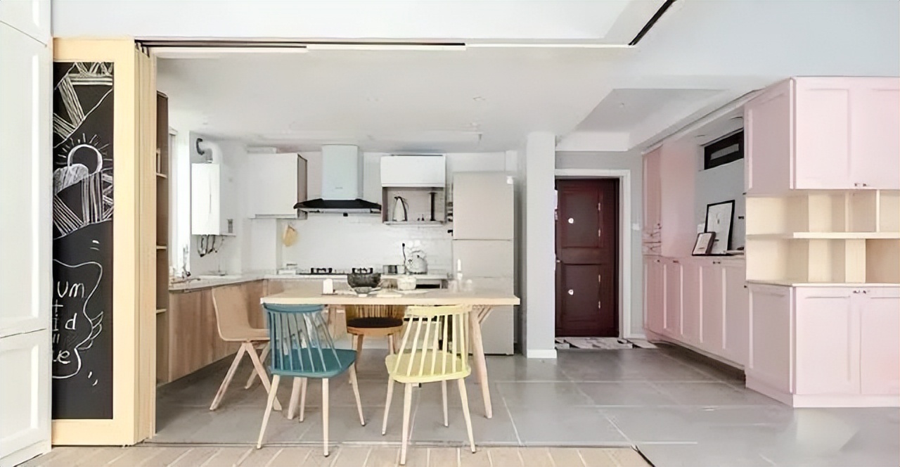 Transform an old room of 72 square meters, a deformed and interesting ...