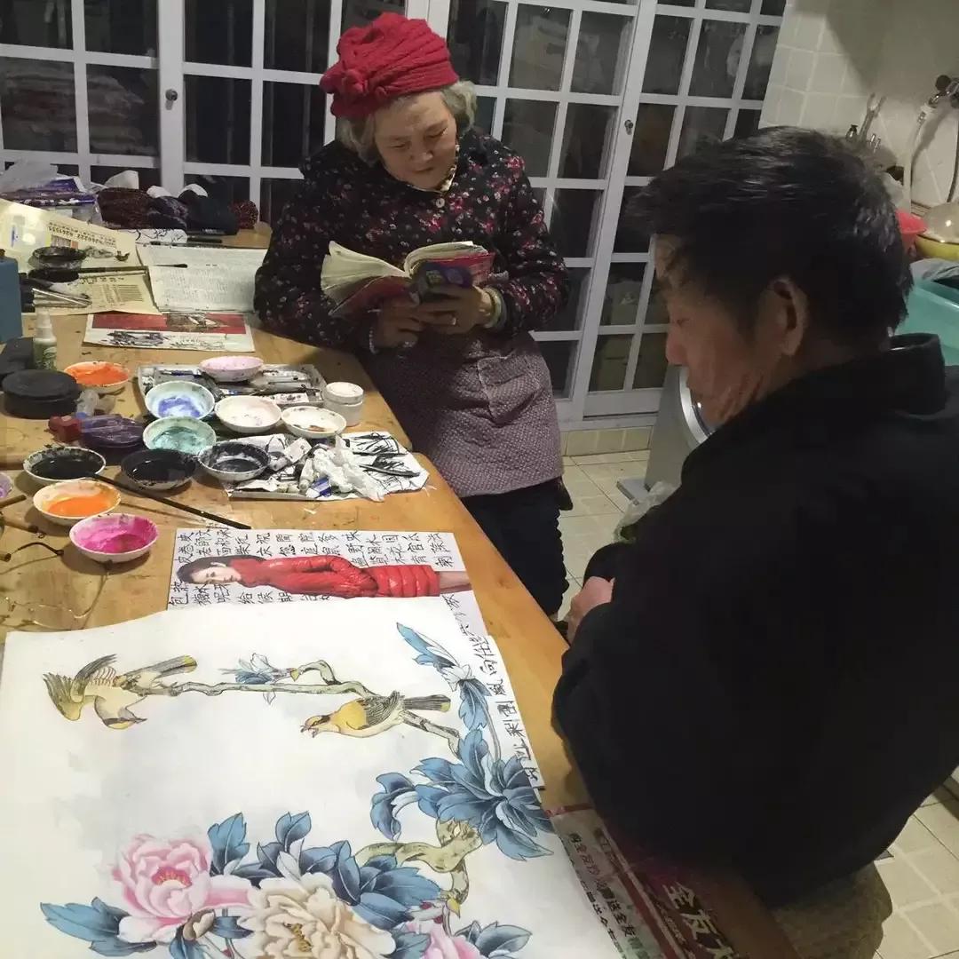 Wang Changfu, Mrs. Xu Kaizhen and Mrs.-Part of the Painting Works (1) - iNEWS