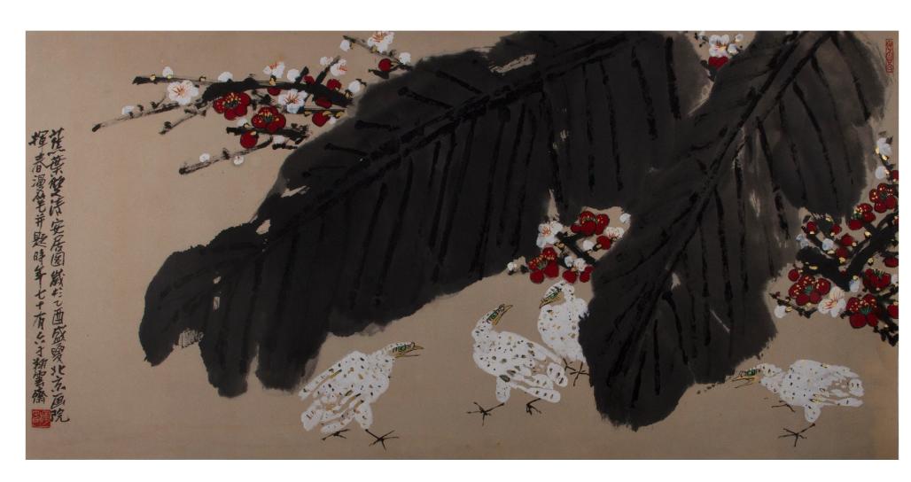 Wang Huichun: The first person in contemporary heavy color painting ...