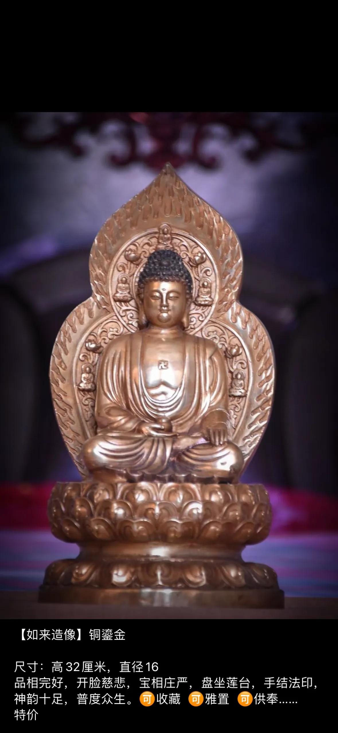 [Statue of Tathagata]Bronze gilt - iMedia