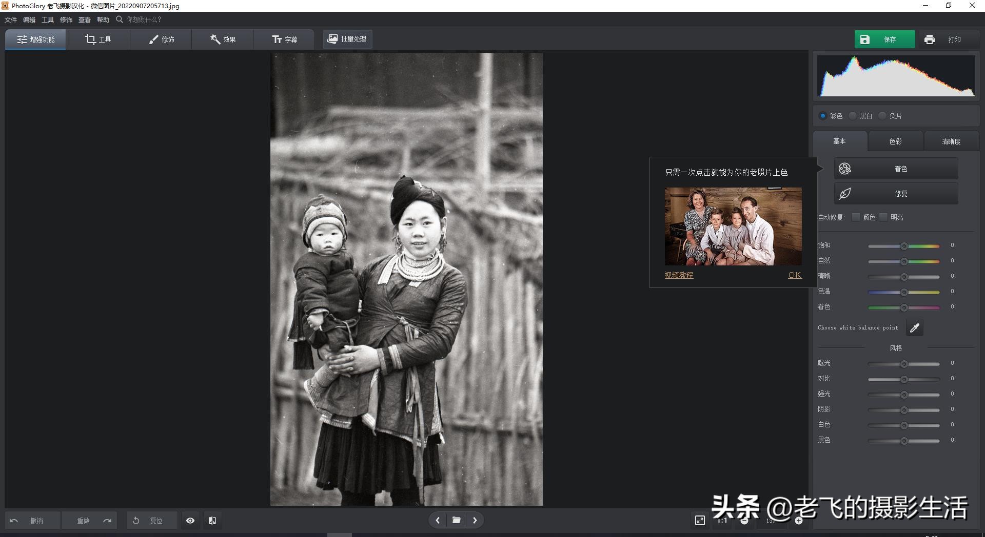 Powerful old photo restoration software photoVintage 4.1.5 - iMedia