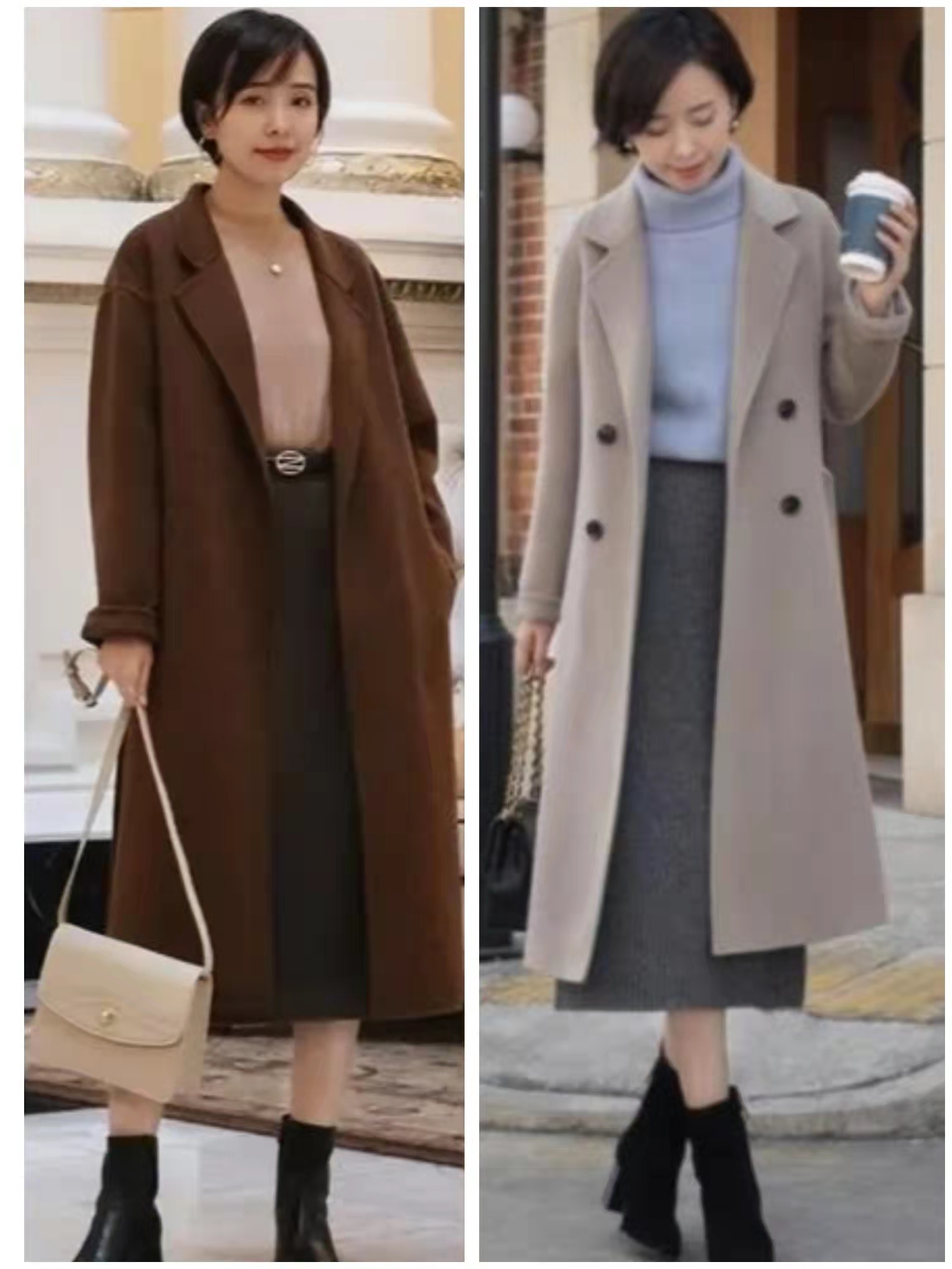 Wear less coats and trousers in winter. With these 4 skirts, you will ...