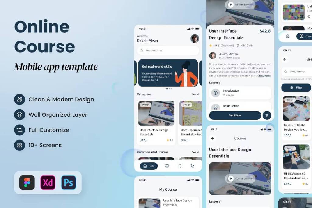 UI design material - APP interface material - iNEWS