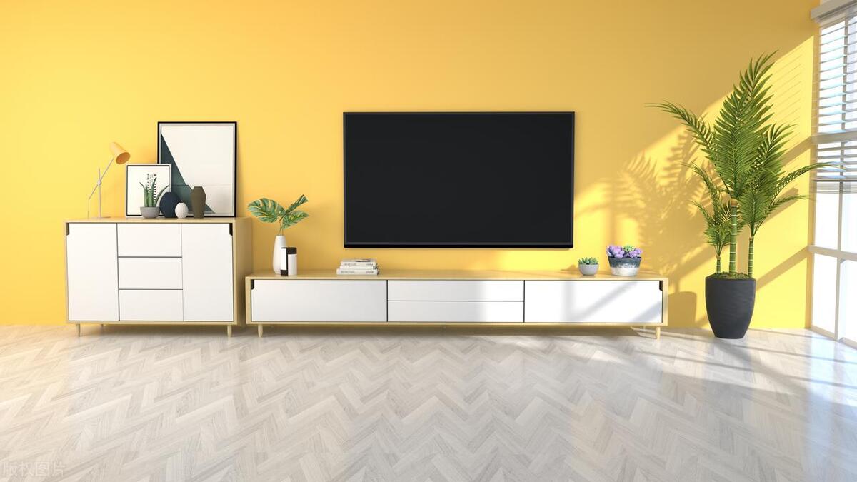 How big is the 4-meter wall TV cabinet suitable (decoration ...