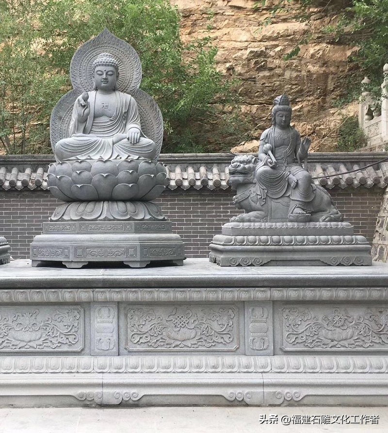 Who are the three statues of the Three Holy Buddhas in the West? - iNEWS