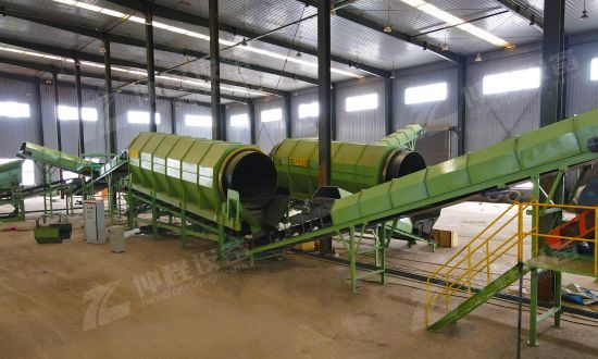 Stale waste screening treatment equipment-Landfill domestic waste ...