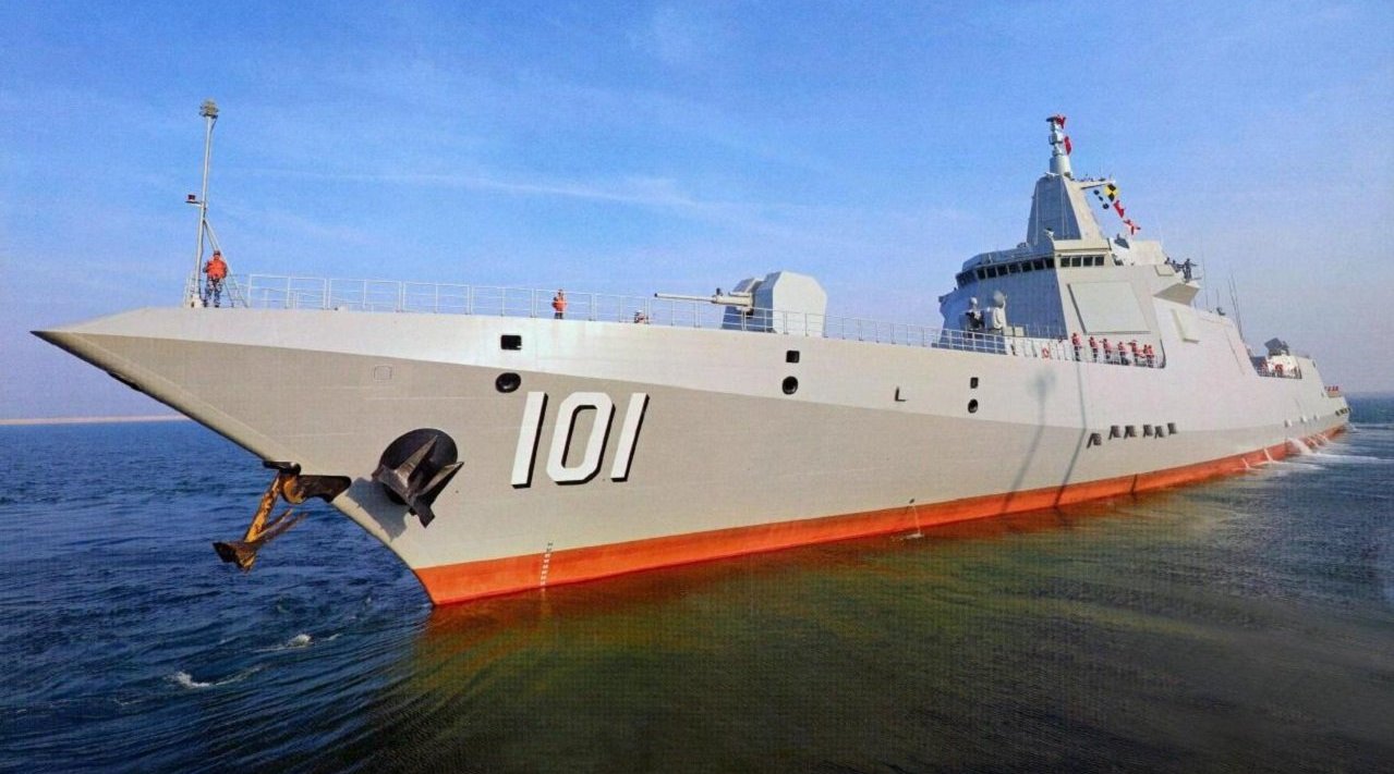 The 055 large-scale drive showed its strength, and fired more than ten ...