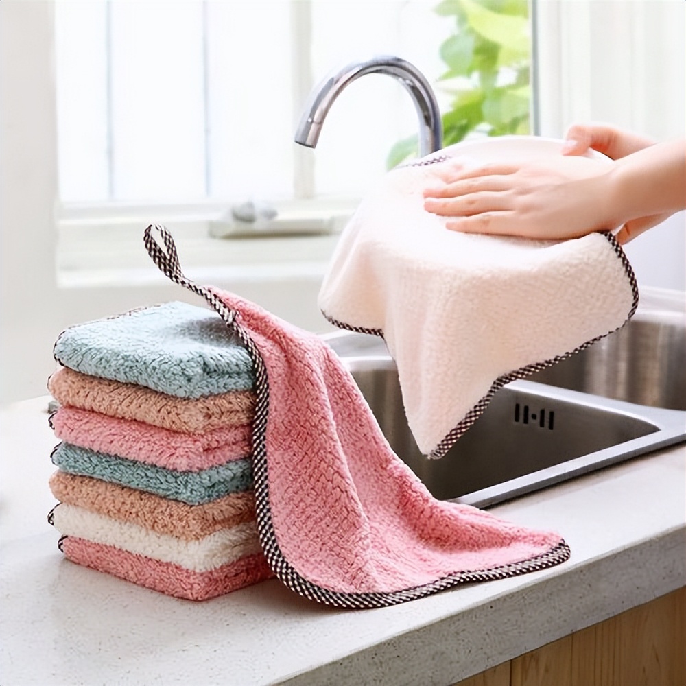 No matter how oily or dirty your kitchen rags and towels are, using ...