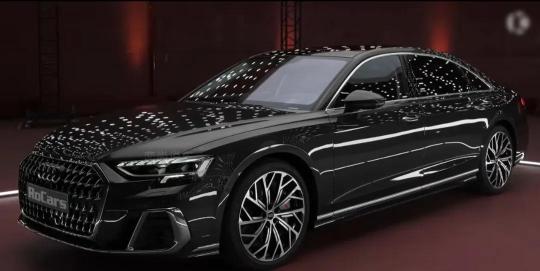 1.9 million Audi A8L with 4.0-liter V8 engine luxury spills over the screen - iNEWS