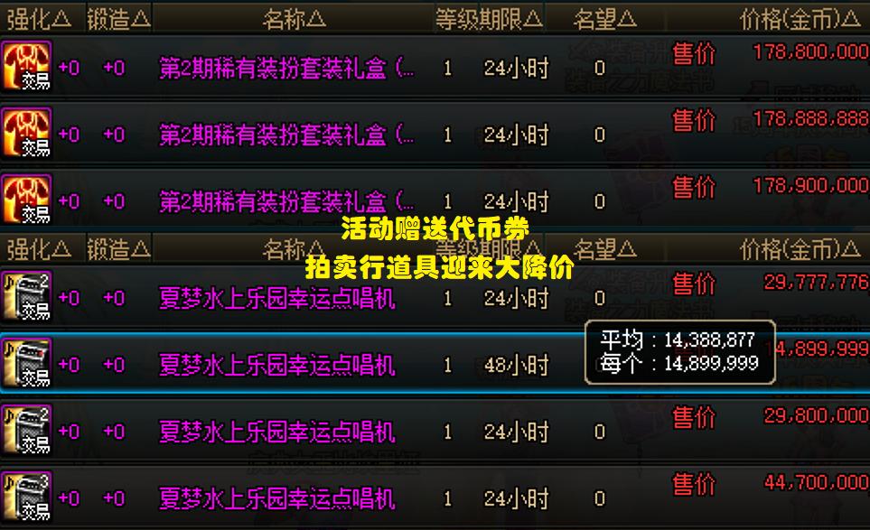 DNF: 7.20 update 3 major activities! Get token coupons when you go ...