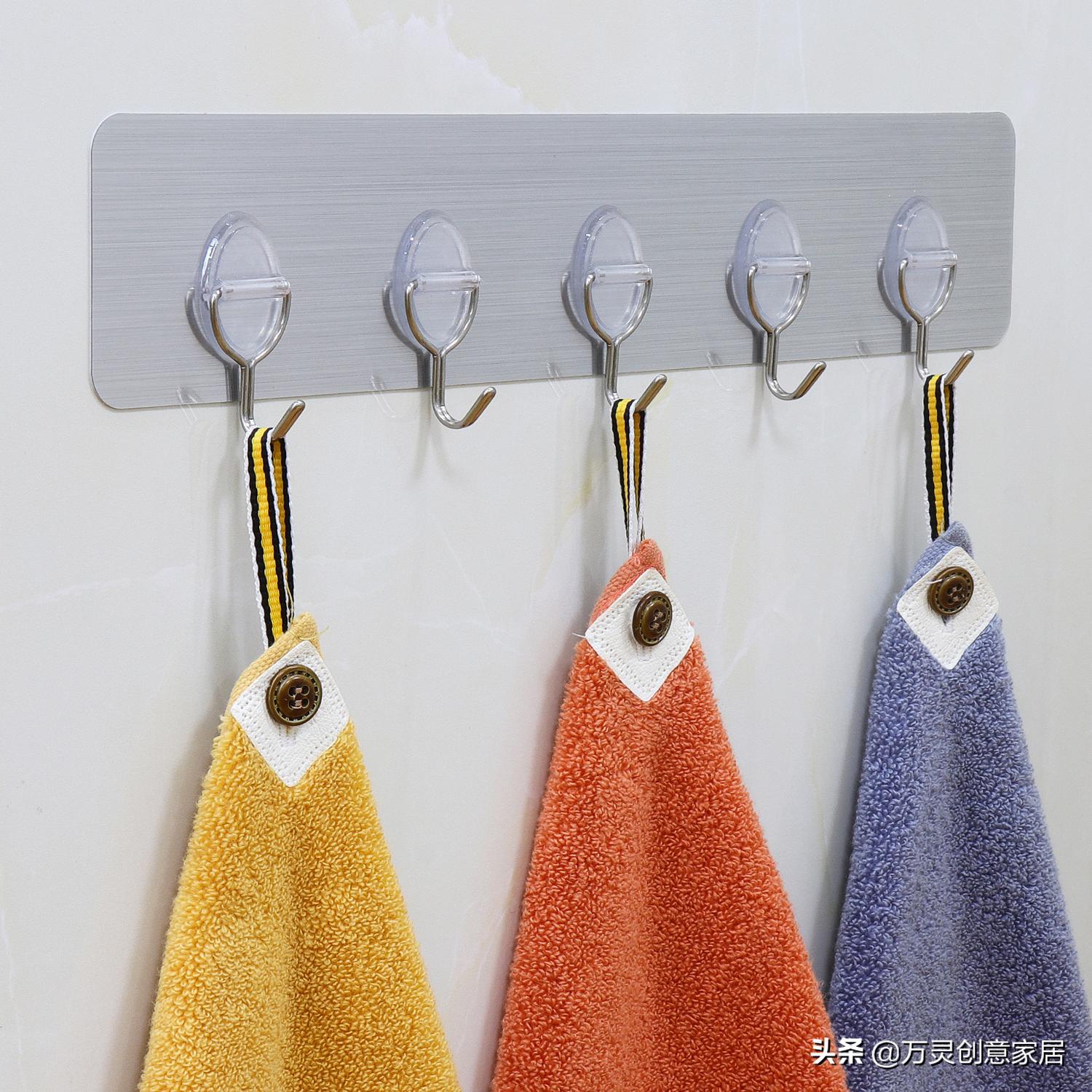 Home storage soft decoration design, the use scene of hook row hook ...