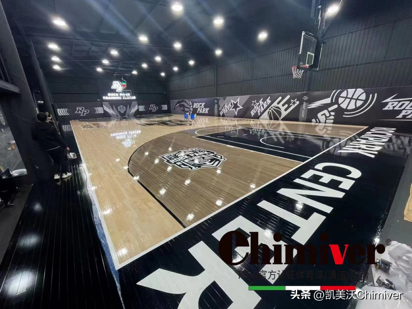 NBA Nets Sports Wood Floor Paint Innovative Application!Nantong Rolling ...