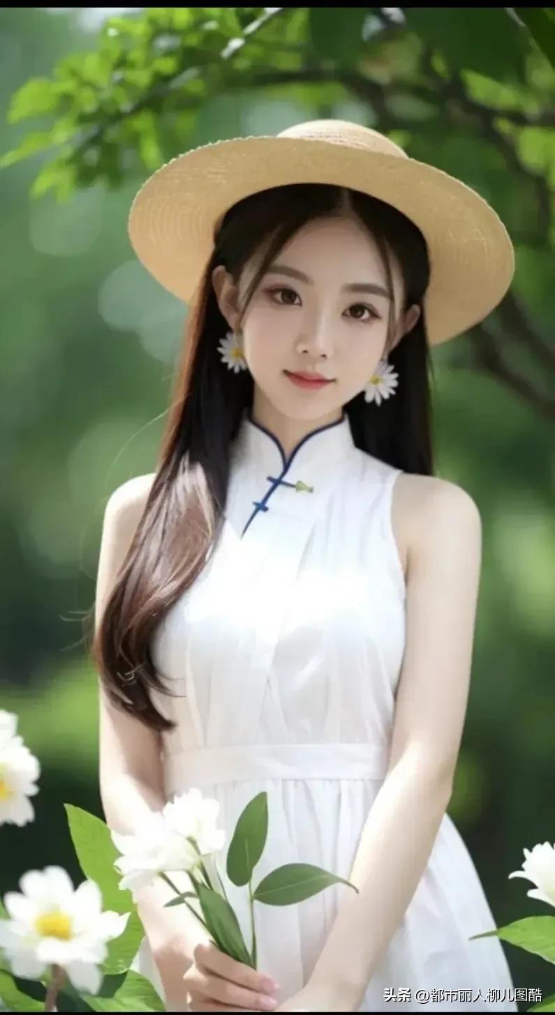 Al painting girls beautiful pictures (1) - iMedia