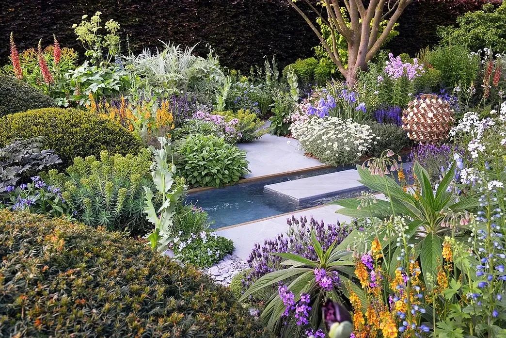 flower border landscape design - iMedia