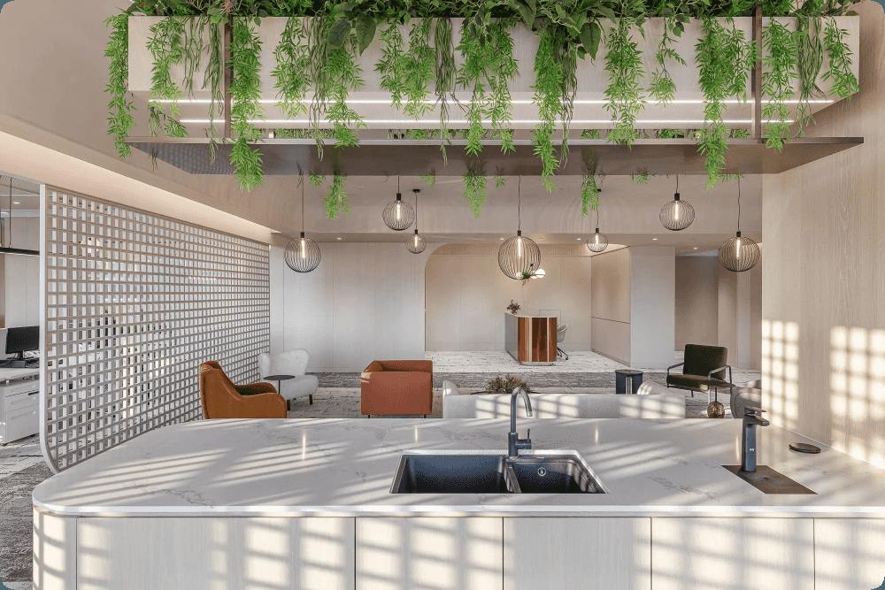Yima Office Decoration has customized a unique and charming office ...