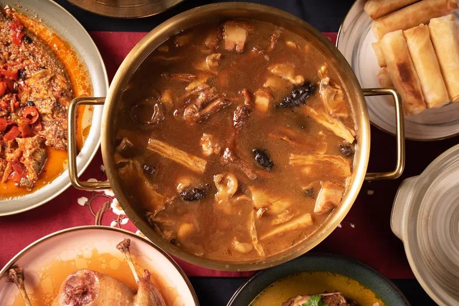 Our company's tail teeth dinner, the homemade New Year's dishes are too ...