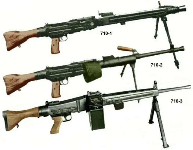 Another direct descendant of the classic MG42 machine gun, the Swiss ...