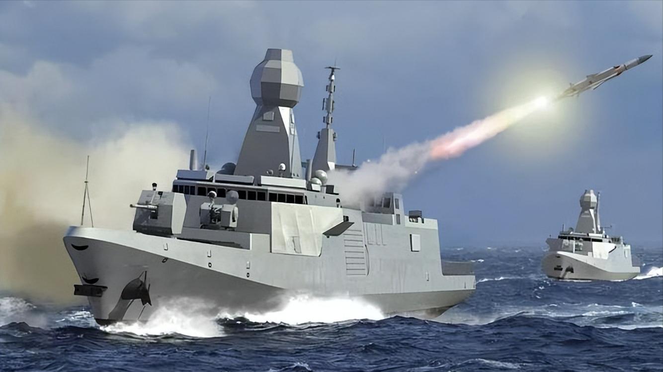 The 057 ocean-going guided missile destroyer, which has won the title ...