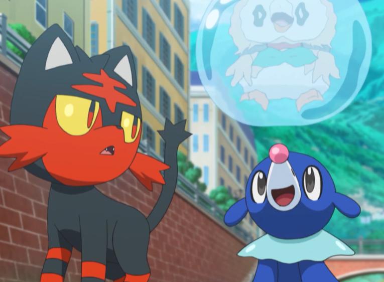 The three adventures in the Alola region of the "Pokémon" animation ...