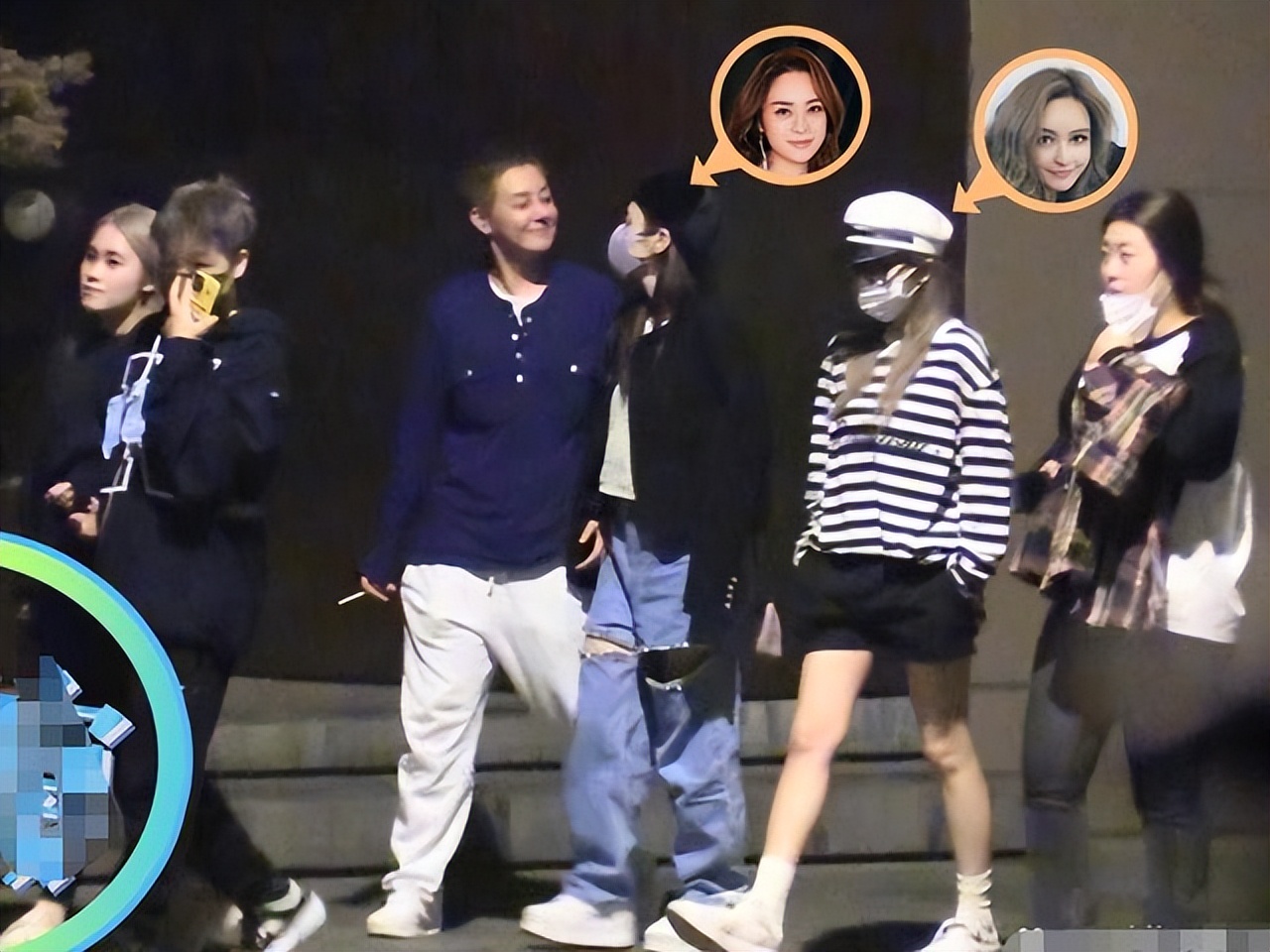 Hong Kong media revealed that Gillian was kissed in the street by a woman with a cut head, known ...