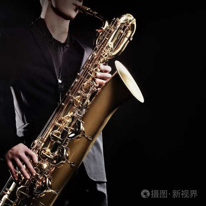 "Family of Musical Instruments" Western Saxophone (5) Bass Saxophone ...