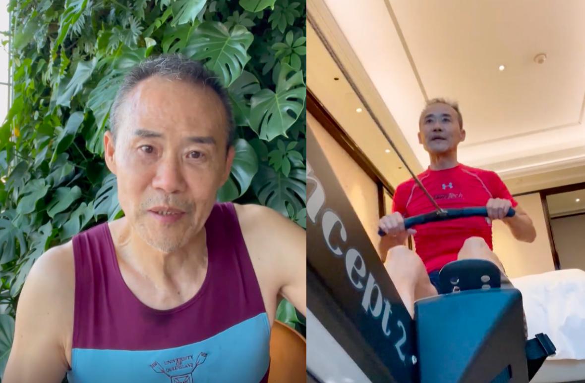 71-year-old Wang Shi appeared in a street shop!With gray hair and ...