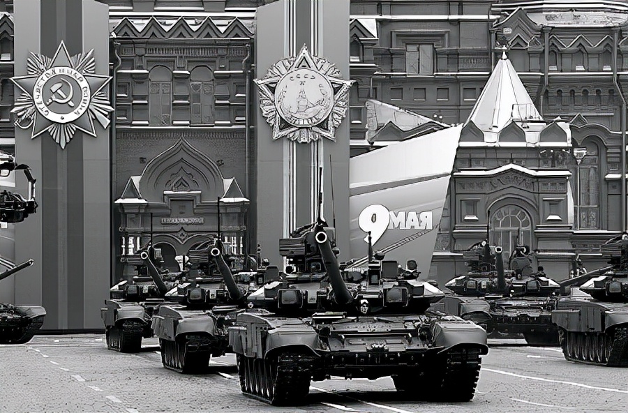 T-90M main battle tank at the Red Square parade in Moscow - iNEWS
