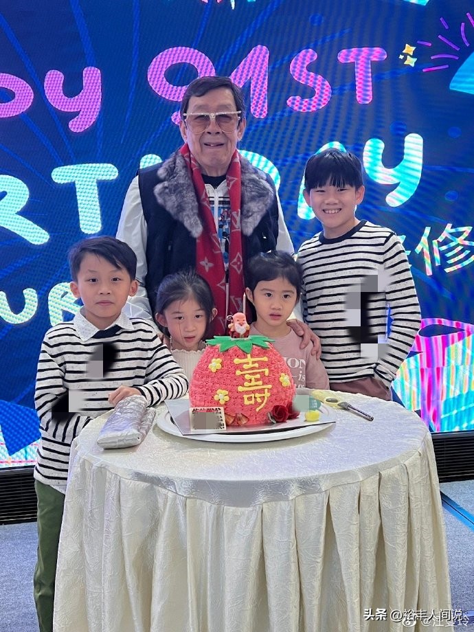 Star-studded Hu Feng's 91st birthday!Four great-great-grandchildren ...