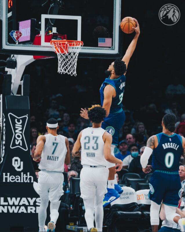 Timberwolves off the bench broke out 138-101 Crazy Hammer Thunder won 3 ...