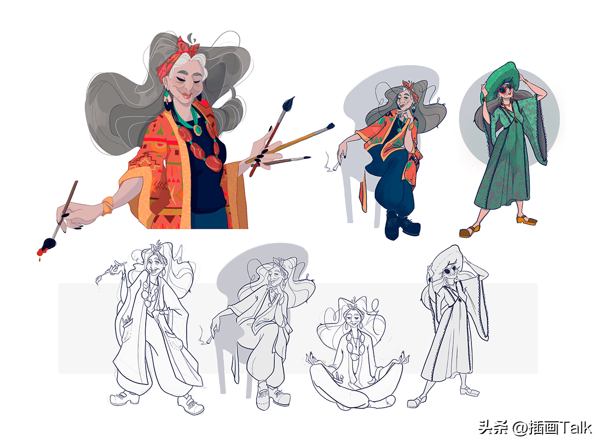 Italian illustrator Ingrid Costantino, amazing character design - iNEWS