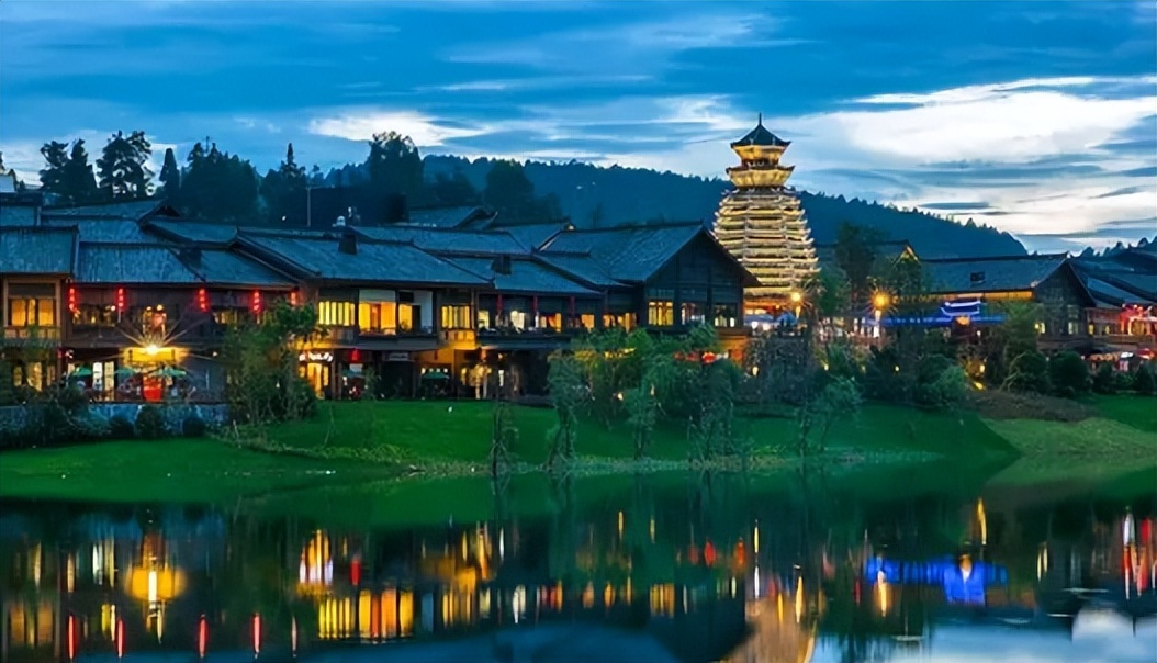 Danzhai Wanda Town is like a "paradise" where tourists come and go - iMedia