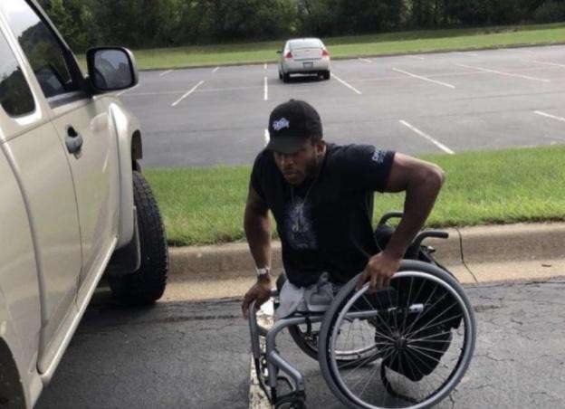 This black man has no lower body, but with his hands he becomes the ...