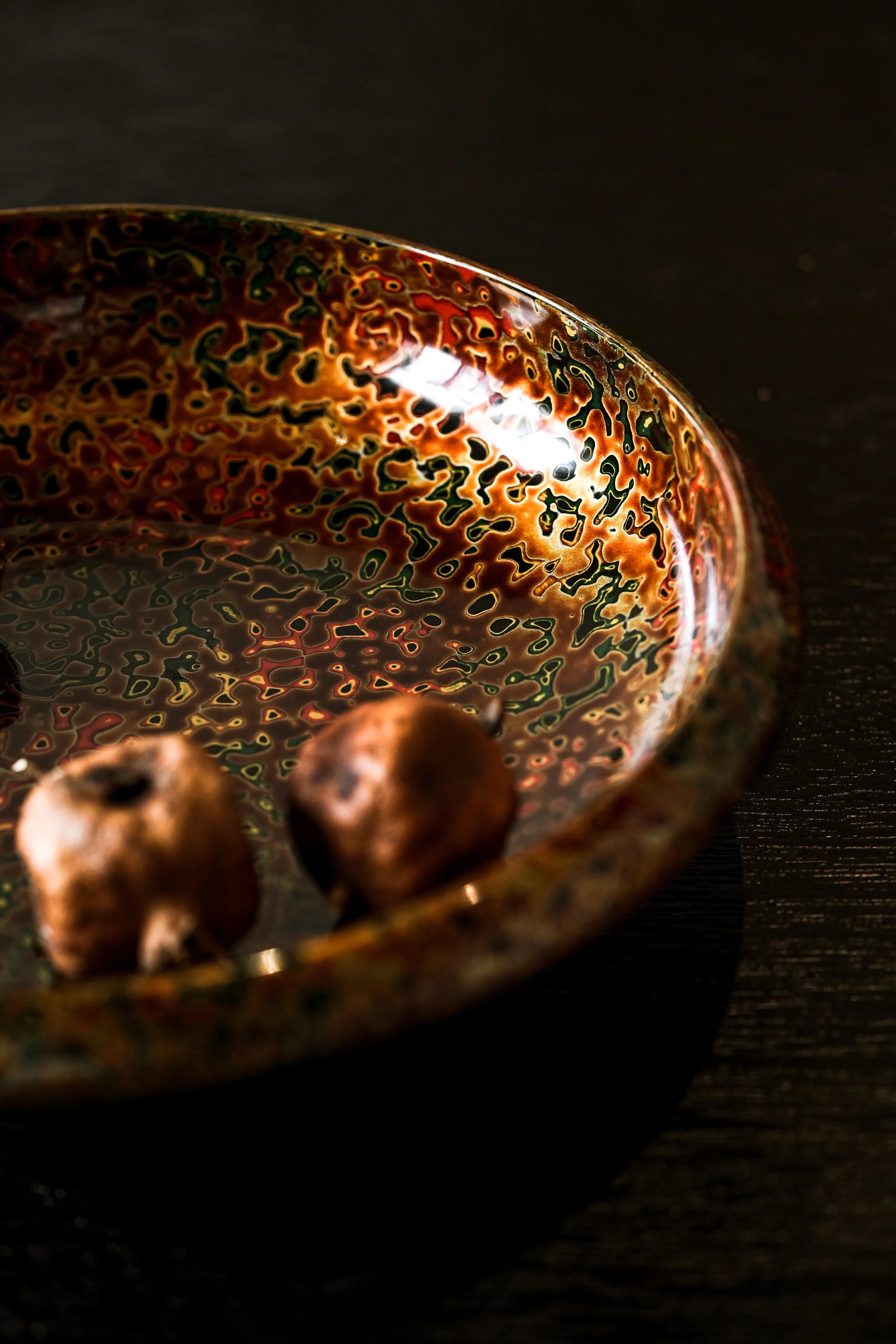 Japanese lacquer fruit plate - iMedia