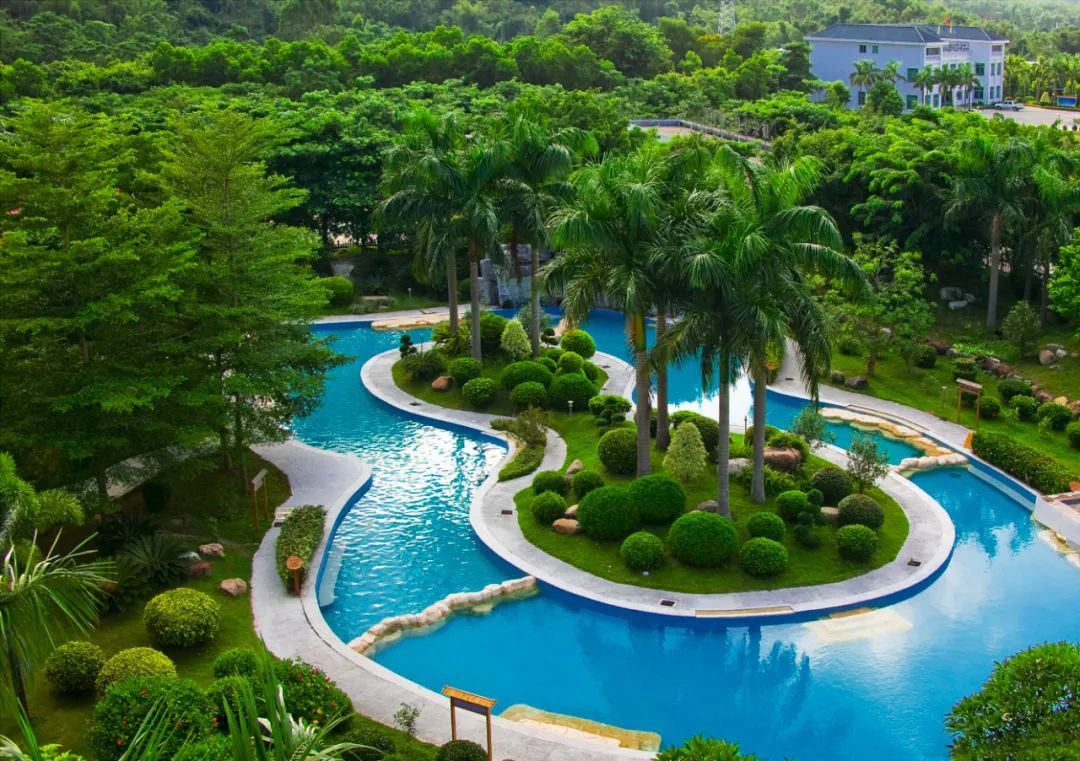 Enping Jinjiang Resort, soaking in 77 three-material hot spring pools ...