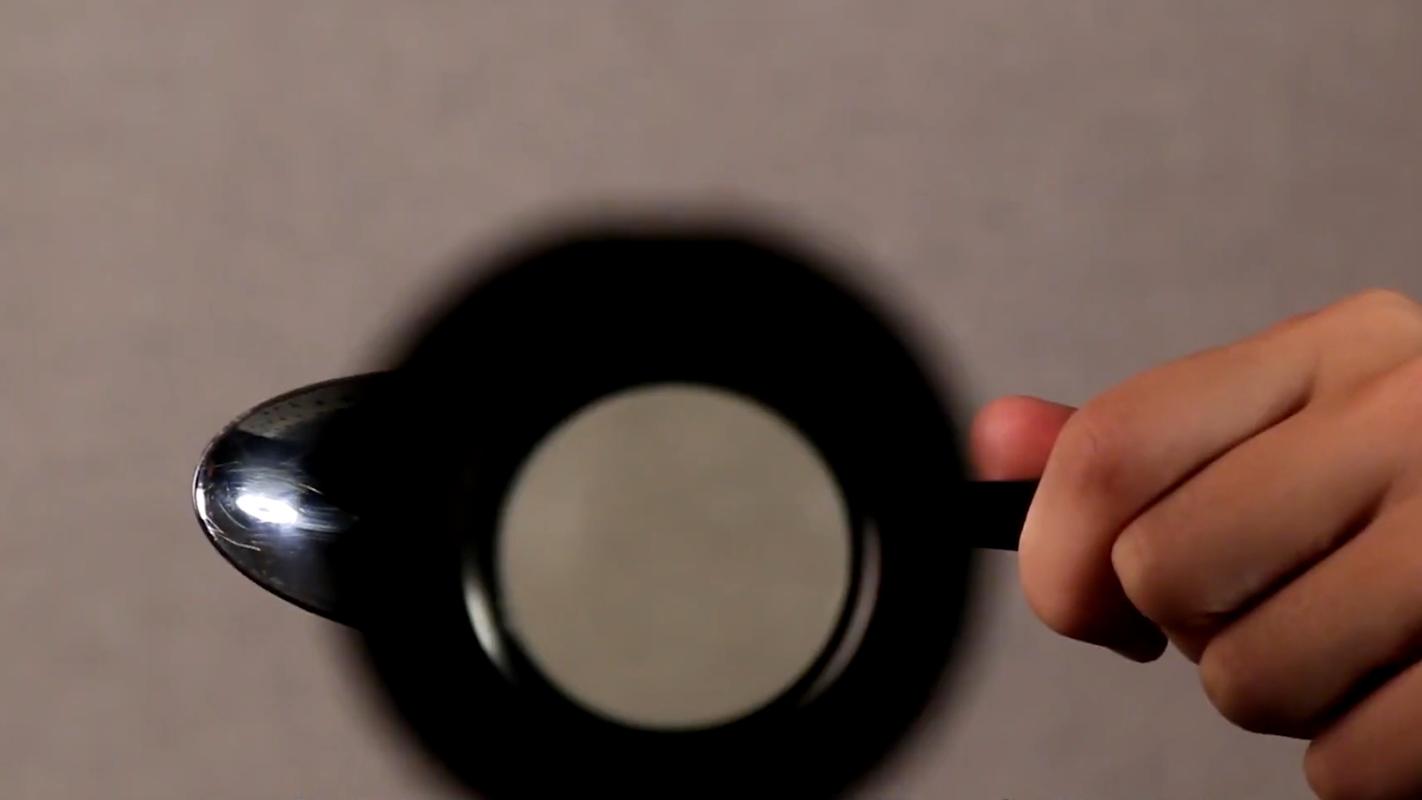 The incredible "contact lens", put your finger behind the lens, and an ...