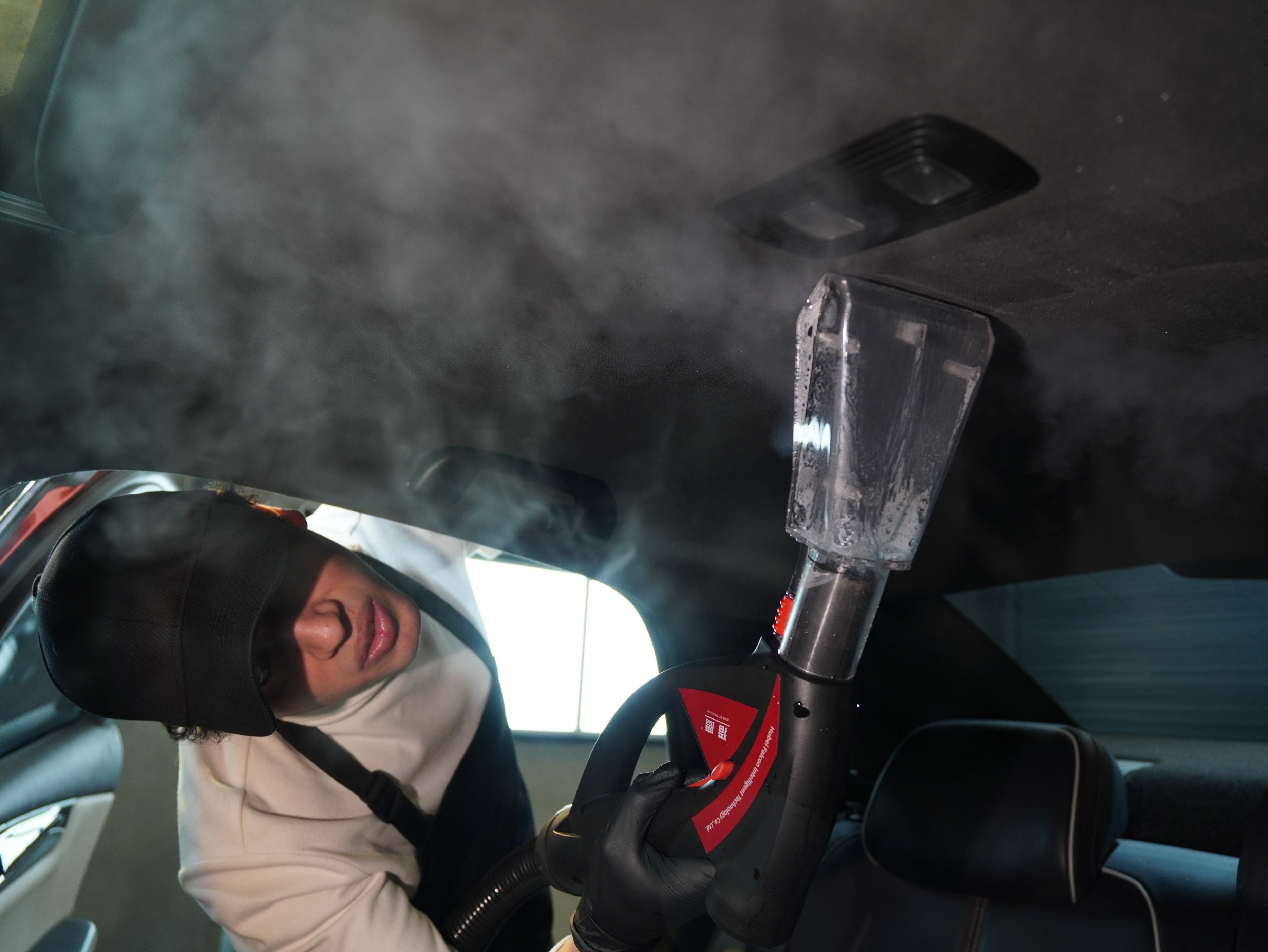 Falcon STV steam spray car washing machine to observe the interior of ...