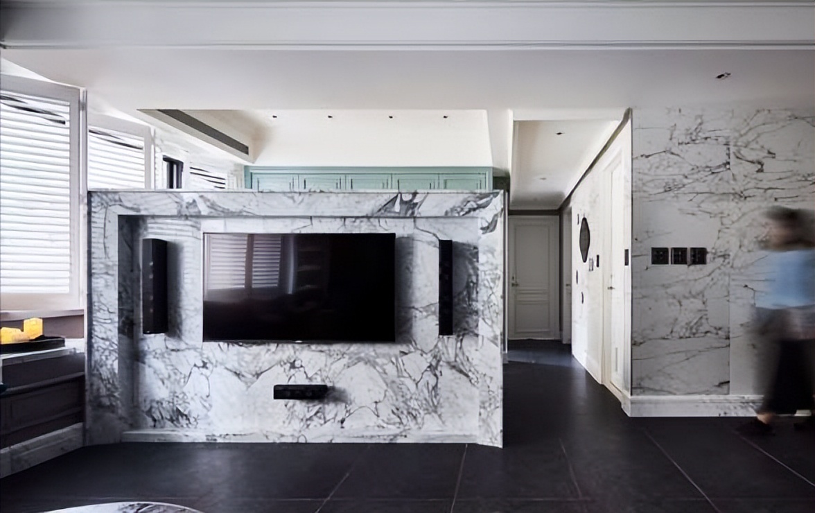 I didn't expect that the TV wall can be used like this, the effect is ...