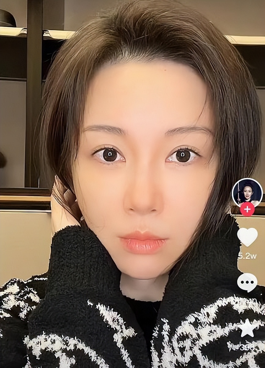 Pan Xiaoting's latest photos without makeup are not like 40 years old ...
