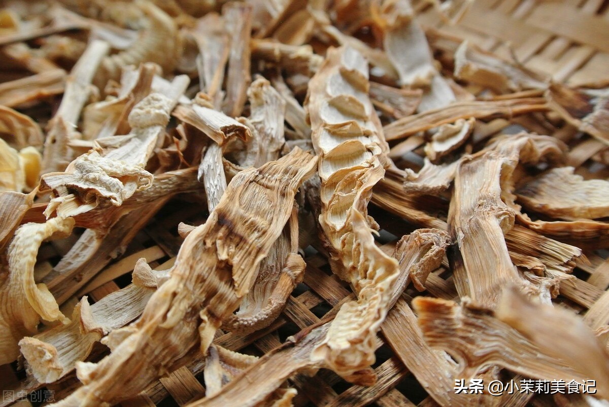Dried spring bamboo shoots, it is not delicious to dry directly after ...