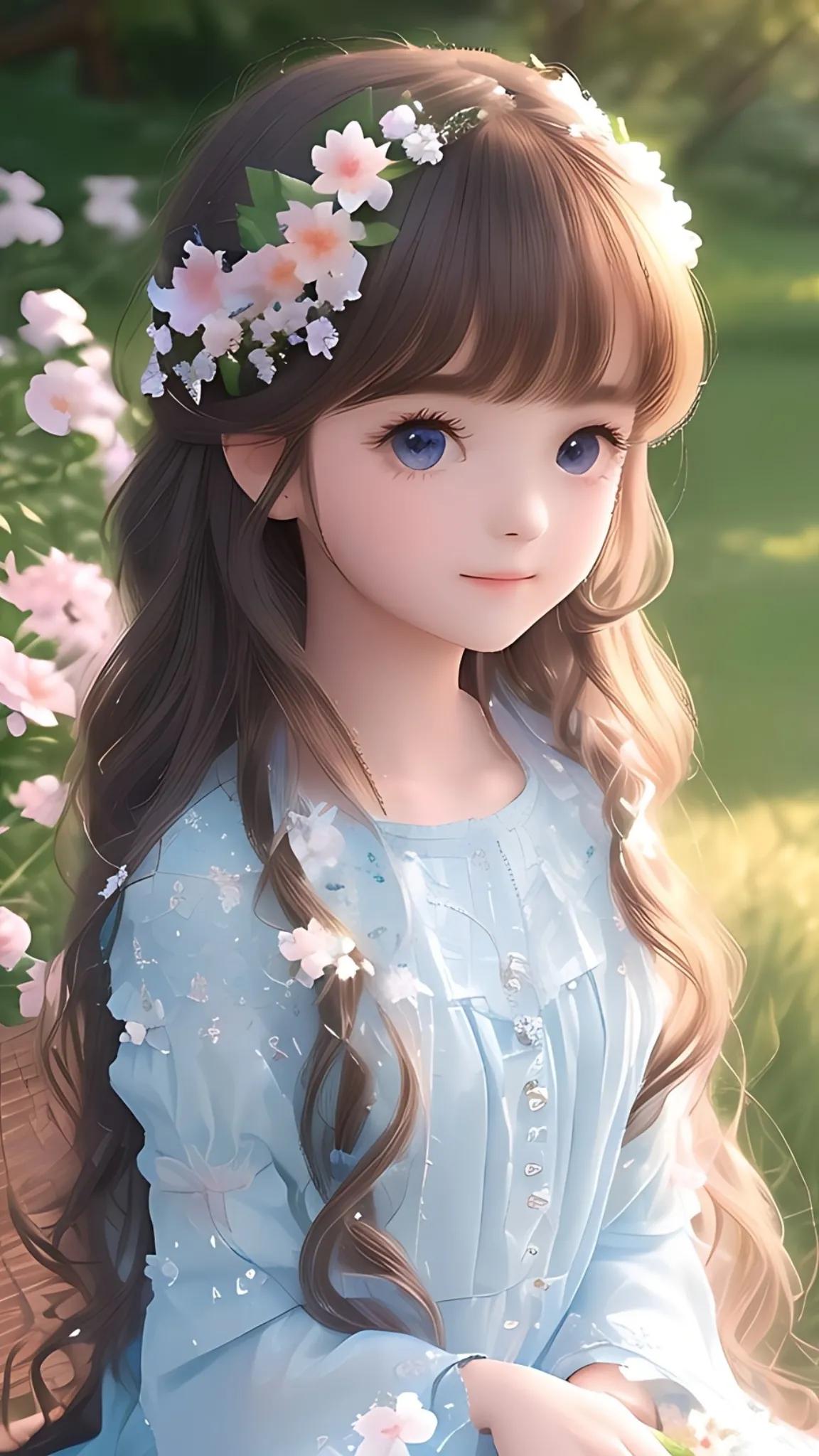 Two-dimensional anime lady, each one is a mobile wallpaper - iMedia
