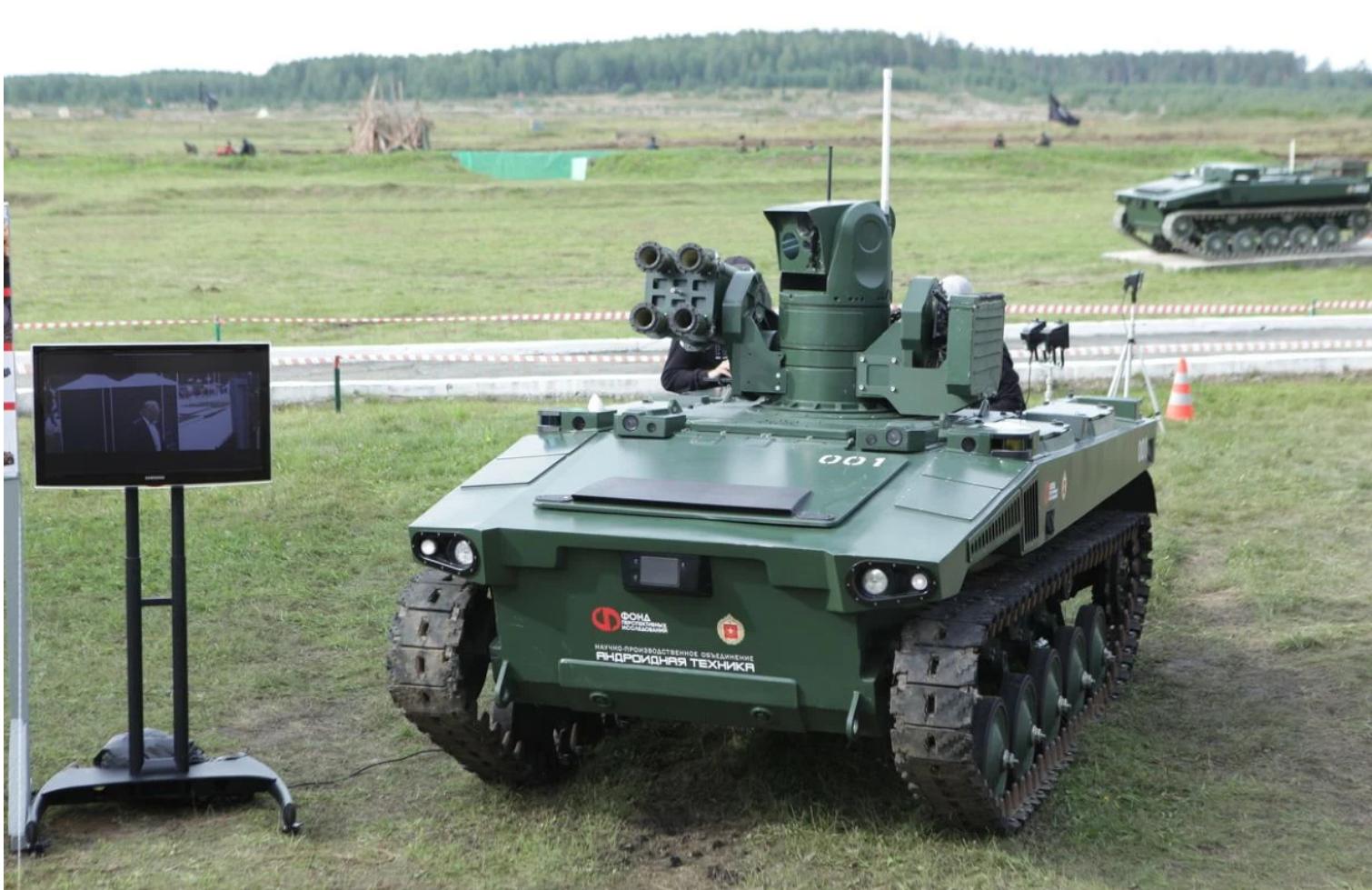 Germany admits that Russian unmanned combat vehicles UGVs are a huge ...