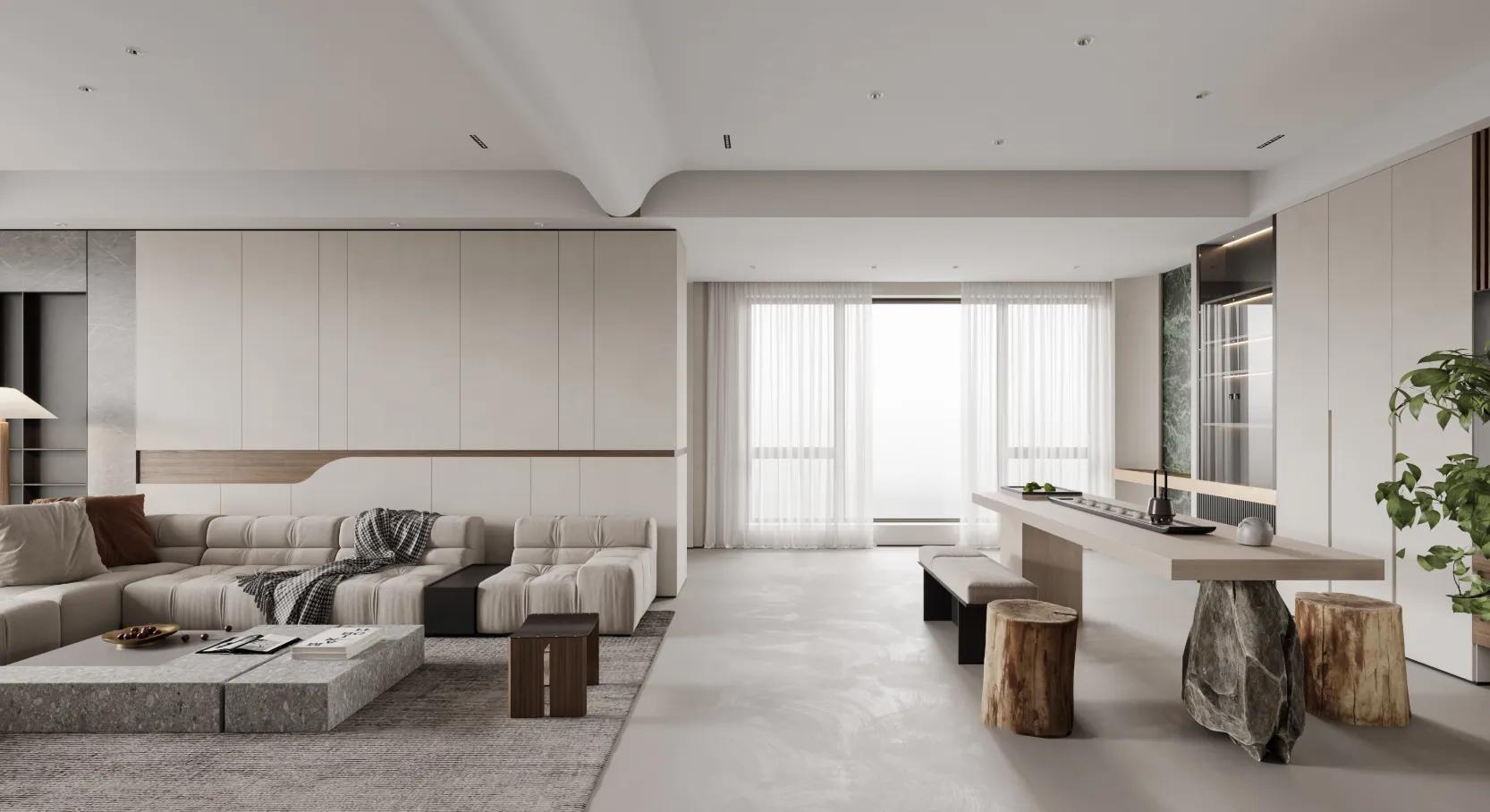 Modern minimalist log style, elegant and gentle home - iNEWS