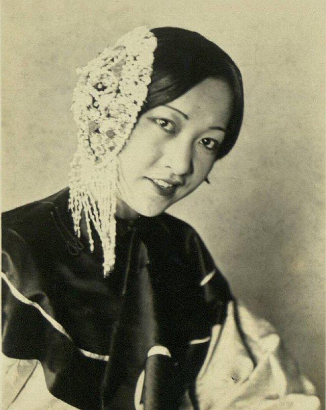 During the Republic of China, old photos of the famous actress Anna May ...